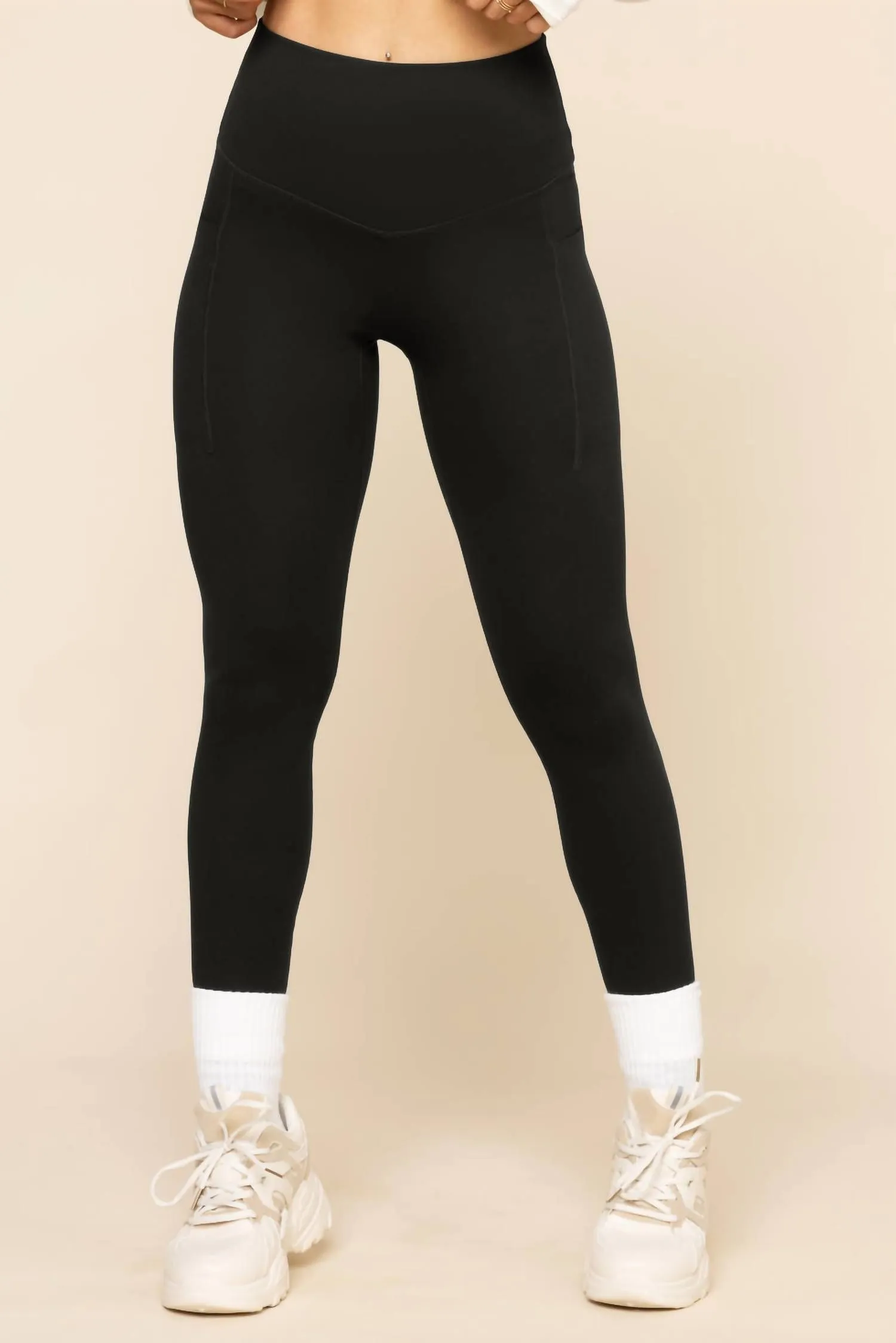 Popflex Active Supersculpt Legging With Pockets In Black