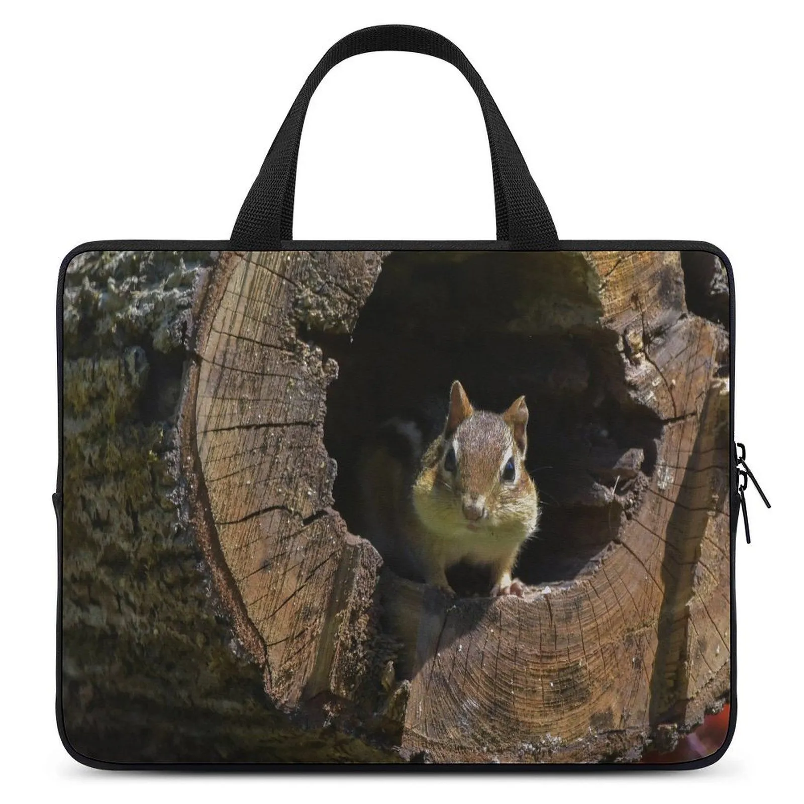 Chipmunk In The Tree Hole Laptop Bag Women Man 10 12 13 15 17 Inch ...