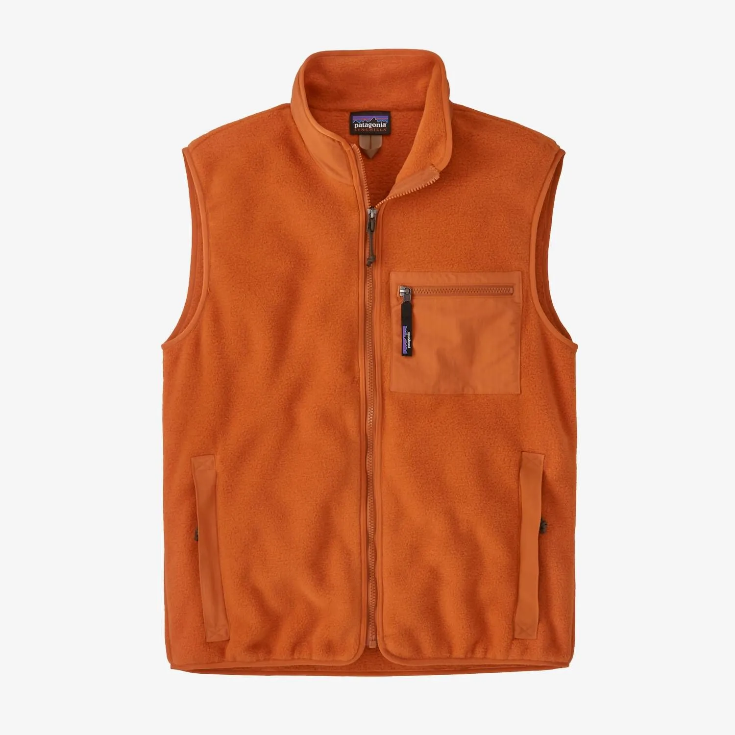 Patagonia Synchilla Vest In Redtail Rust