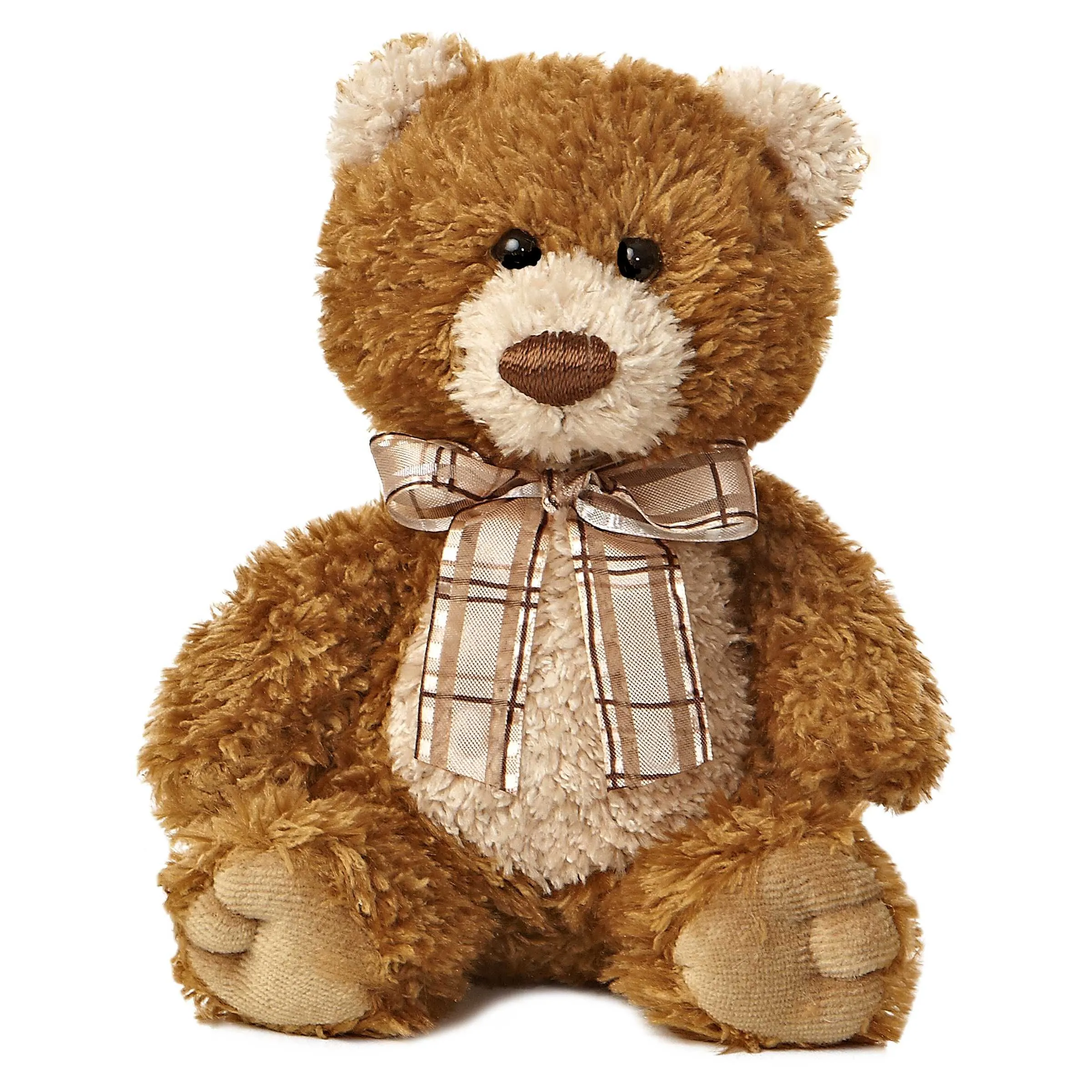 Aurora® Snuggly Bear 20cm Brown Sugar™ Stuffed Animal