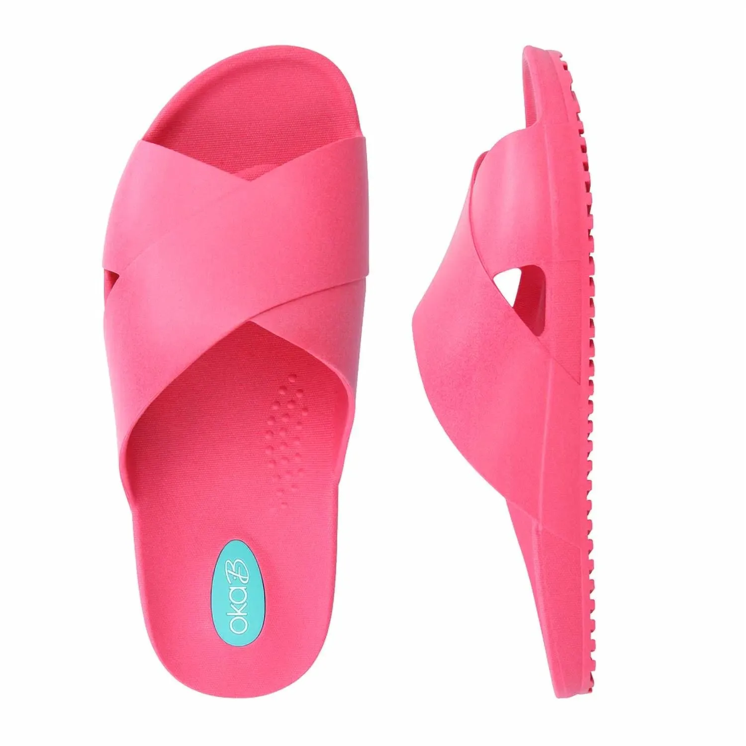 Oka-B Women Maxell Slide In Neon Pink