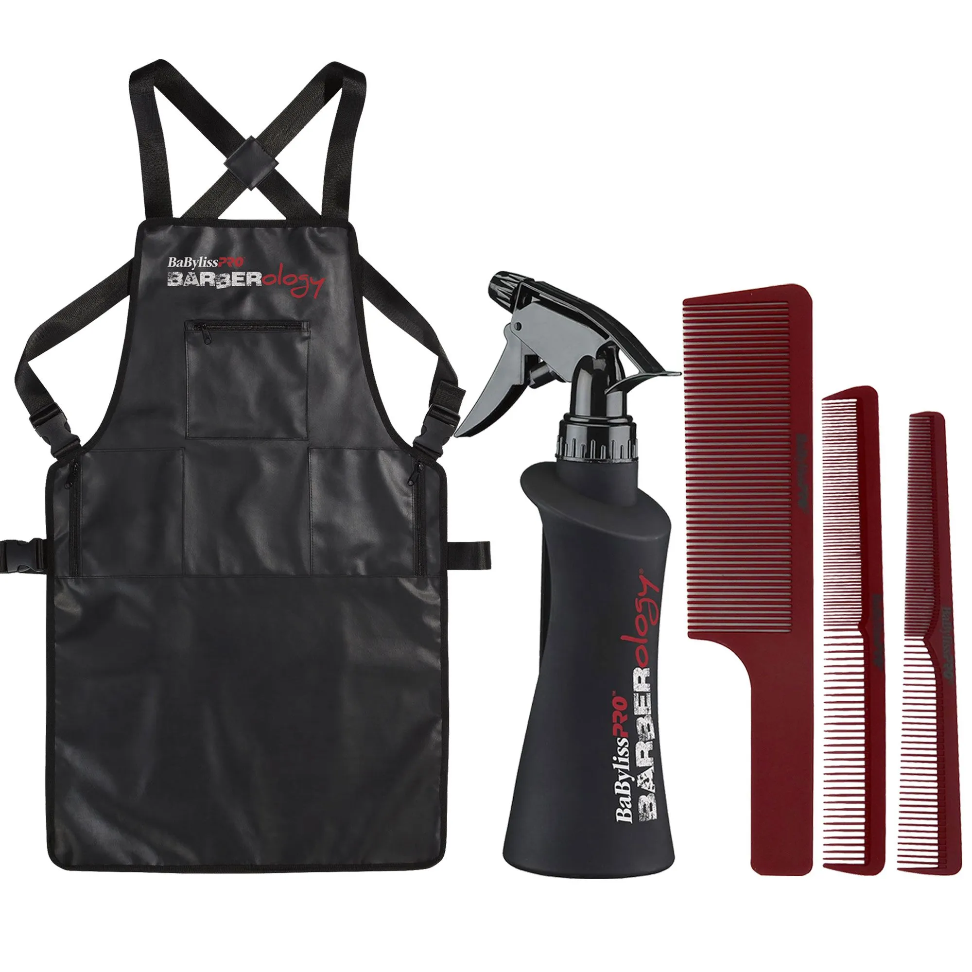 Babyliss Pro Barberology Industrial Barber Apron + Babyliss Pro ...