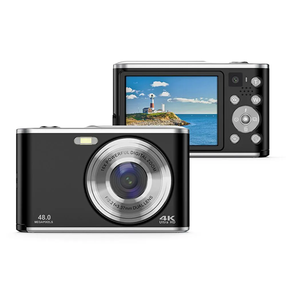 New DC306 digital HD camera front and rear dual autofocus students ...