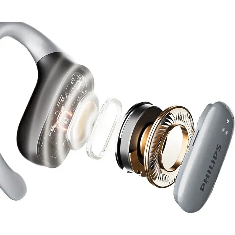 PHILIPS Bluetooth Headphones, Over-Ear Bone Conduction Concept, True ...
